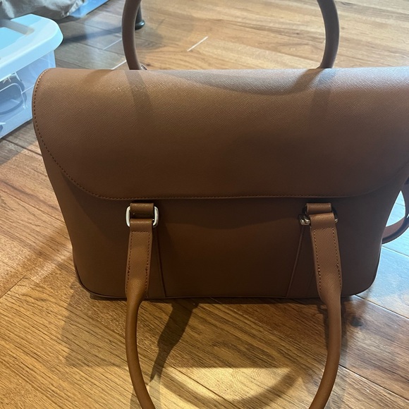 Samsonite | Bags | Elegant Samsonite Brown Leather Executive ...